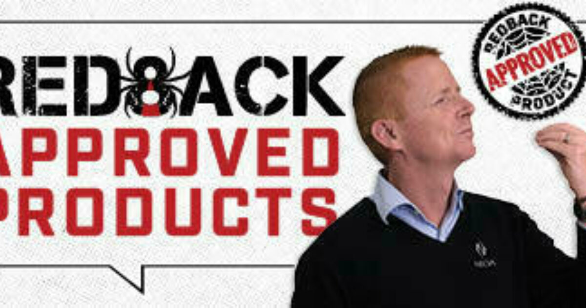 NIOA - Welcome to the second edition of Redback Approved Products